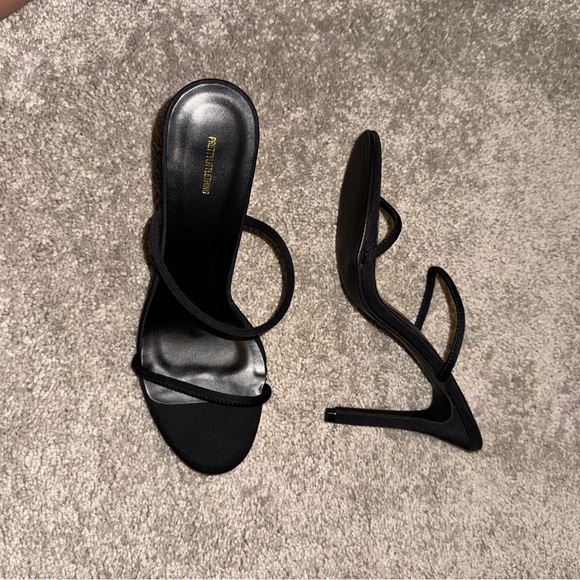 PrettyLittleThing | Shoes | Prettylittlething Black Strappy Stiletto ...